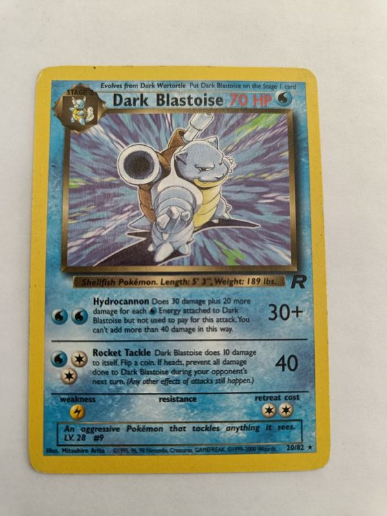 Dark Blastoise Team Rocket | Kaufen auf Ricardo