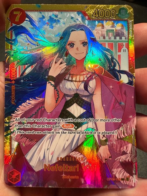 One Piece !Nefeltari Vivi Secret Rare! OP04-118 EN (Gebraucht) in ...