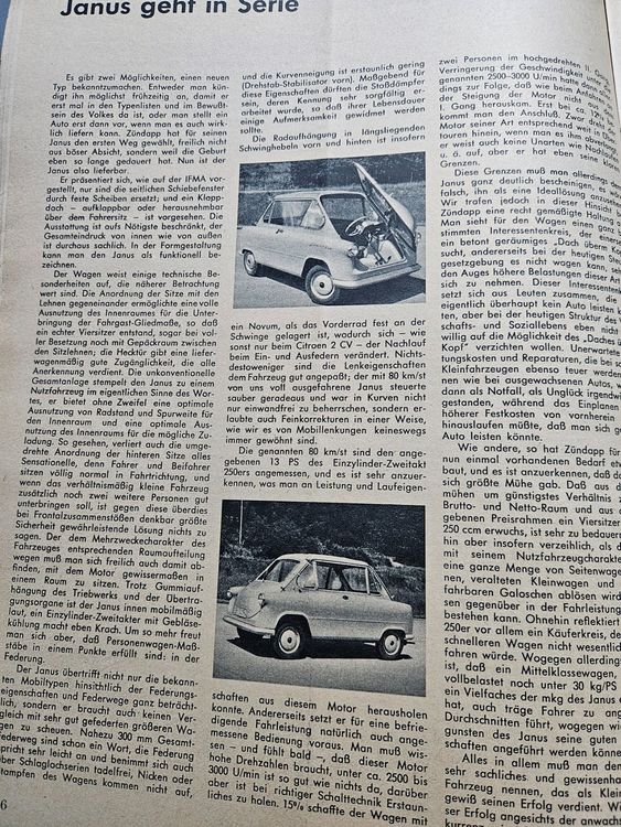 AMS 16/57 VW Bus T1 Sondermodell Janus 250 xa (Gebraucht) in Flawil für ...