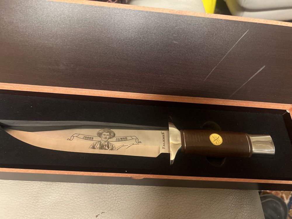 Falner Western Bowie Messer Jesse James Nr. 198 Falkner (d) (Gebraucht ...