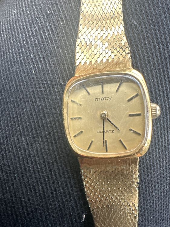 ⌚ Montre vintage MATY Quartz – plaquée or (D'occasion) à Massongex pour ...