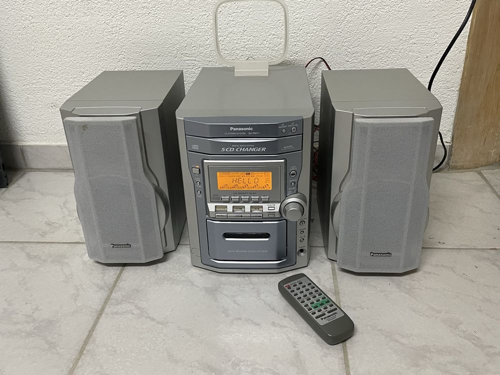 Panasonic Stereoanlage SA-PM11 CD-Player Kassette Radio | Kaufen auf Ricardo