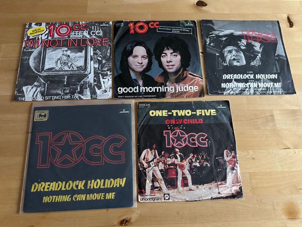 10 C.C. TEN tolle Single 1975-1980 Top Hits Kult 70's 10cc (Gebraucht ...