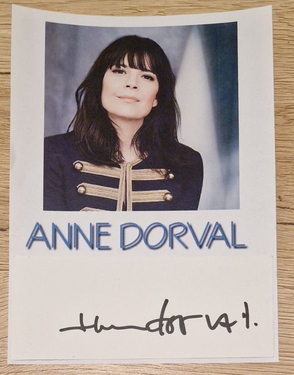 ANNE DORVAL - Autographe (Gebraucht) in Fribourg für CHF 8.4 – mit ...