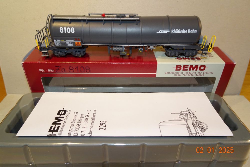 1 wagon citerne Bemo HOm RhB Za 8108 | Kaufen auf Ricardo