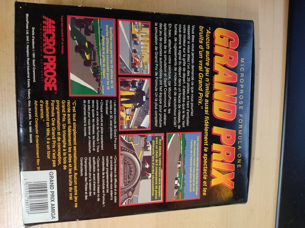 Originalgame Microprose Grand Prix für den Commodore Amiga | Kaufen auf ...