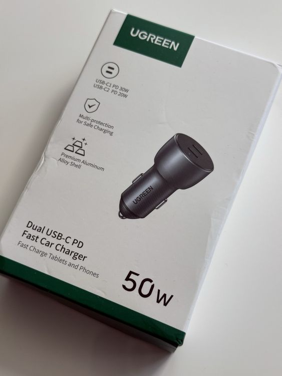 UGREEN 50W USB-C Auto-Ladegerät z.B. Apple iPhone 16 pro Max (Neu (gemäss Beschreibung)) in ...