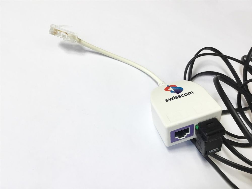 Swisscom Telefon ISDN Kabel-Splitter . (Gebraucht) in für CHF 0.95 ...