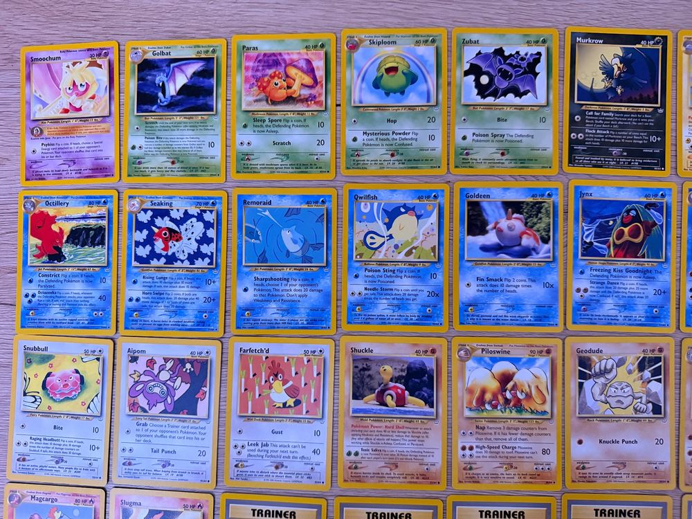 Neo Revelation 34 Pokémon Karten Bundle WOTC 2001 Vintage (Gebraucht ...