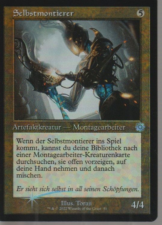 Magic The Gathering MTG Retro Frame Artifact 51 FOIL Selbstm (Neu ...