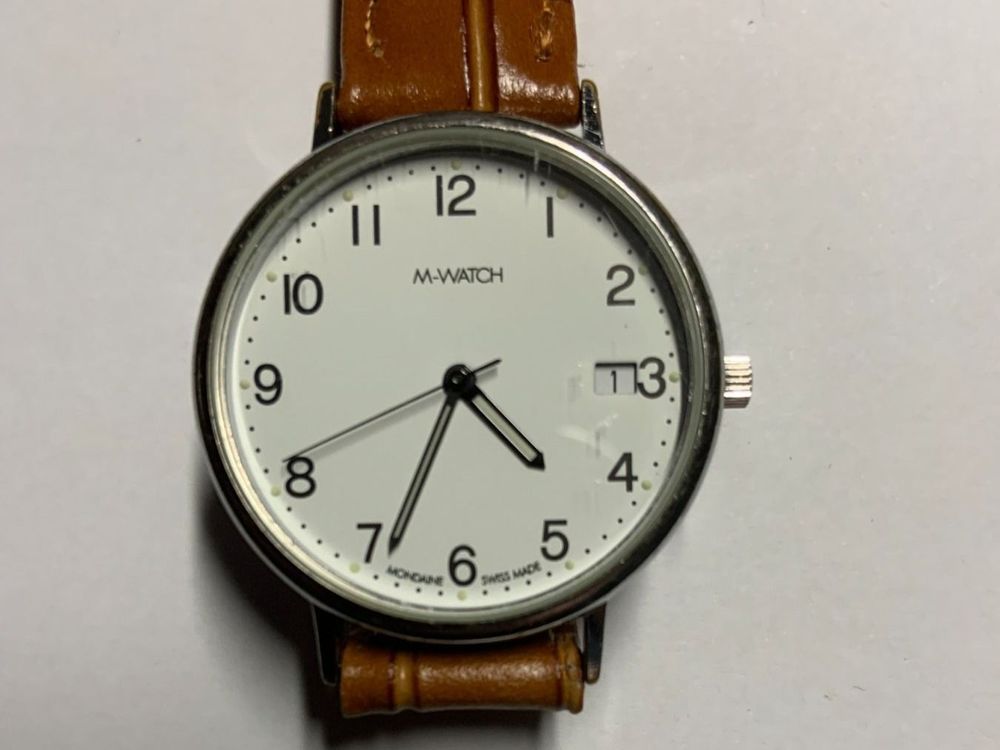 M-Watch Vintage Herrenuhr (Gebraucht) in für CHF 13.93 – mit Lieferung ...