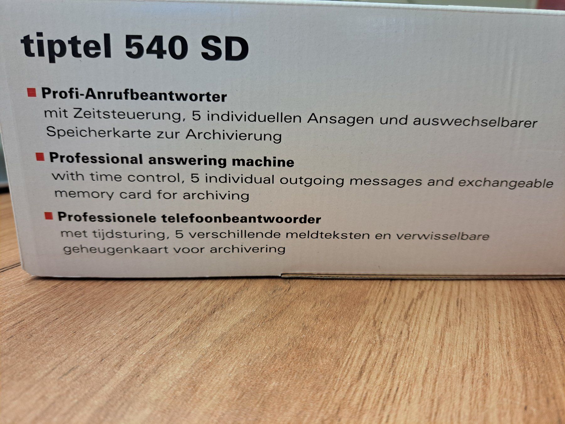 Tiptel 540 SD Anrufbeantworter - neu und unbenutzt (Neu und ...