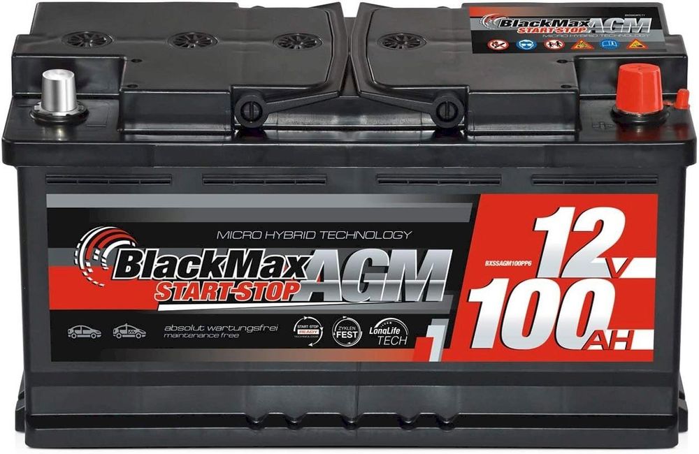 BlackMax Start-Stop AGM 12V 100Ah (Neu und originalverpackt) in Bottighofen für CHF 161 – mit ...