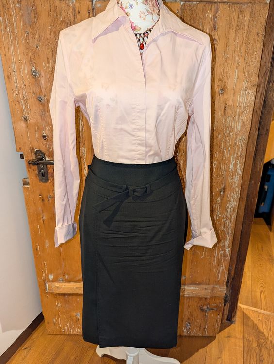 schwarzes St. EMILE Business-Set Blazer und Rock Gr 38/40 (Gebraucht ...