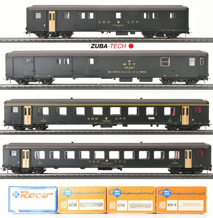 Roco 4x EW II Personenwagen der SBB, H0 GS mit OVP (Gebraucht) in St. Gallen für CHF 37 – mit ...