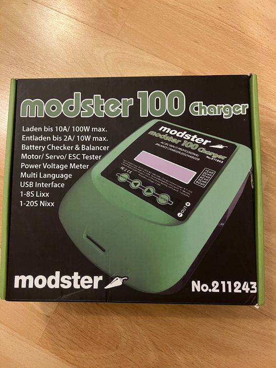 Modster 100 Charger RC Ladegerät (Neu (gemäss Beschreibung)) in Mirchel für CHF 39 – mit ...