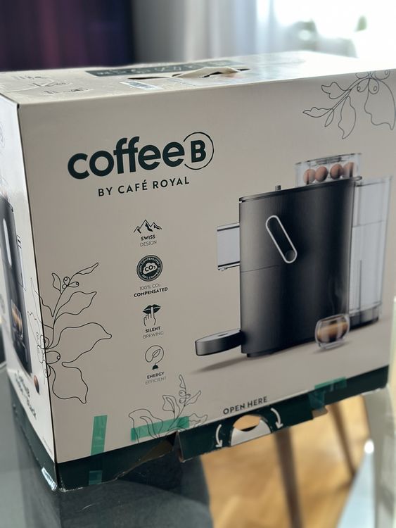 Coffee B Kaffeemaschine + 25CHF Geschenkkarte (Neu (gemäss Beschreibung ...