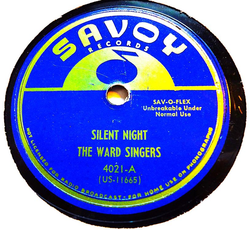 The Ward Singers seltene & schöne Weihnachts Schellackplatte (Gebraucht ...