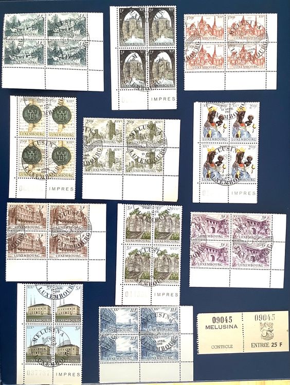 1963 Luxemburg - 1000 Jahre Stadt Luxemburg 4er Satz ET (Neu (gemäss Beschreibung)) in Liestal ...