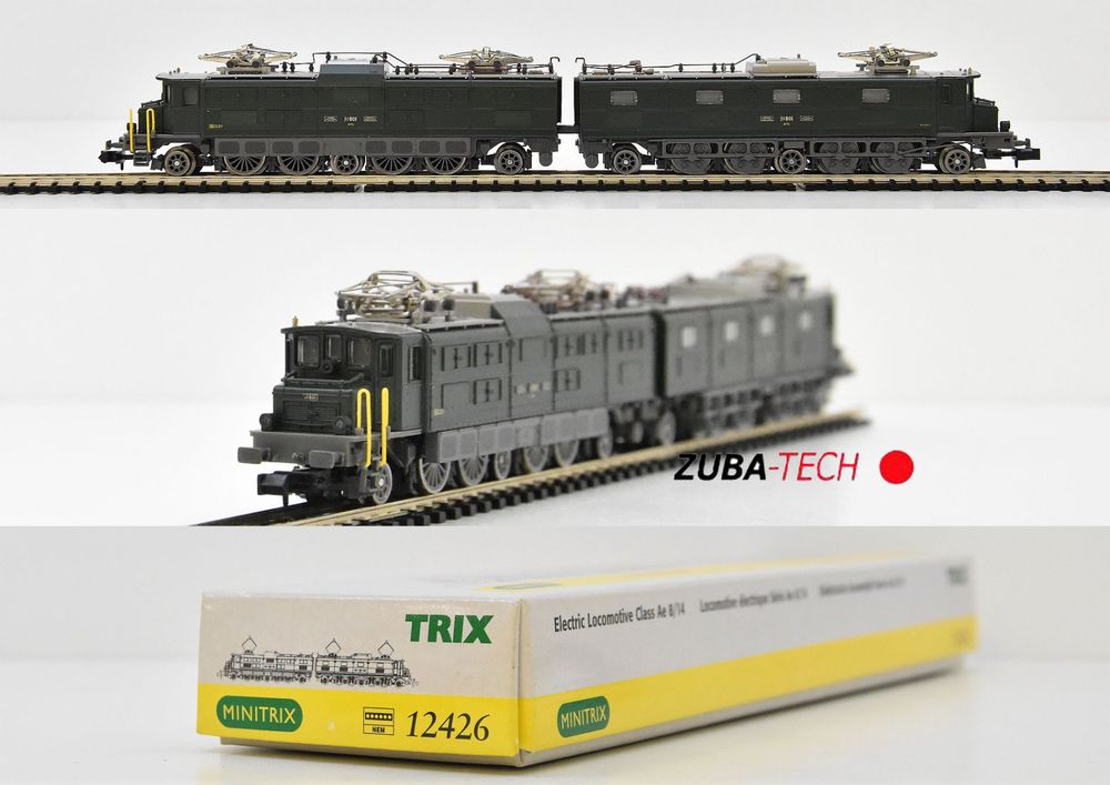 Minitrix 12426 E-Lok Ae 8/14 SBB Spur N Analog mit OVP (Gebraucht) in ...