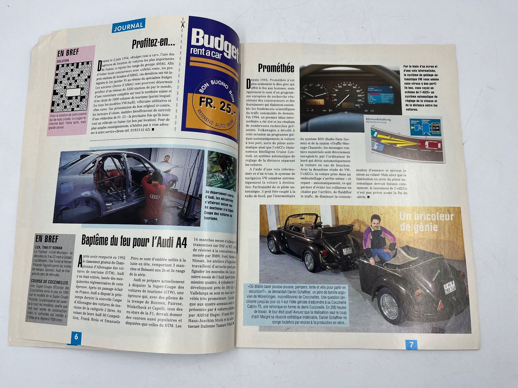 Magazine VW et Audi Suisse n14. Mars 1995 (Neuf (Voir description)) à ...