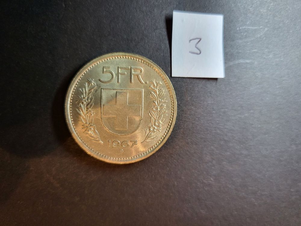 5 Fr. 1967 (Gebraucht) in inkwil für CHF 7 – mit Lieferung auf Ricardo kaufen