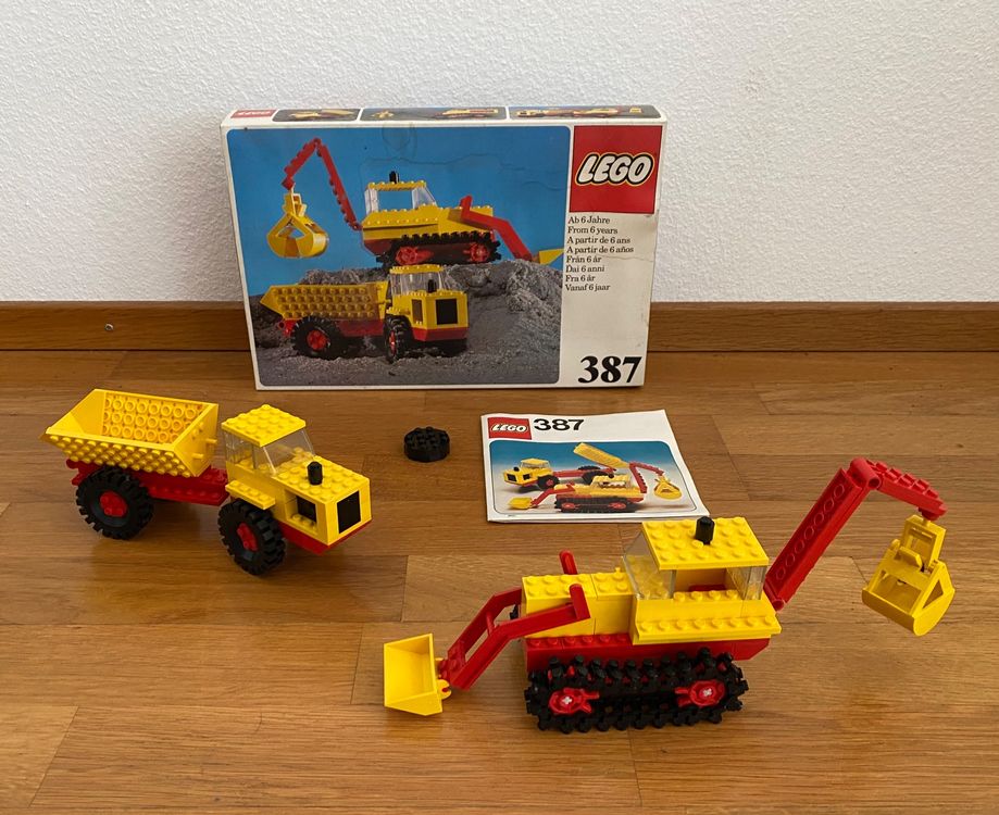 LEGO Vintage 387 Bagger und Dumper Excavator and Dumper kpl. | Kaufen ...