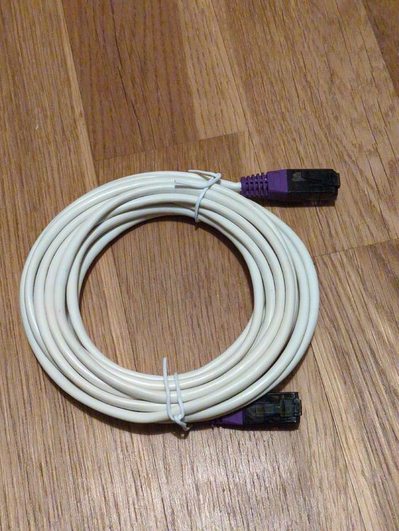 Internet kabel, 4m mit zwei RJ 45 Stecker (Neu (gemäss Beschreibung ...