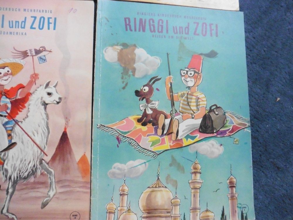 4 Ringgi und Zofi,1956/57/59/61Künstl.,Moritz Kennel,Reklame | Kaufen ...