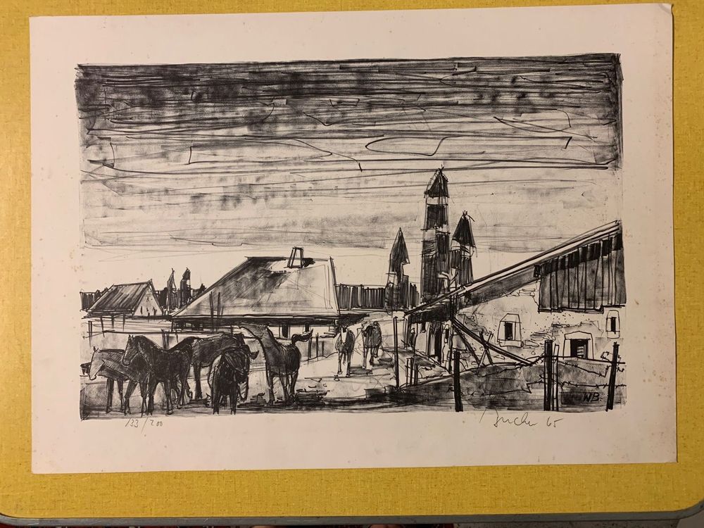 Bild Grafik Nummeriert 133/200 unleserlich Signiert ? (Gebraucht) in Lanzenhäusern für CHF 5 ...