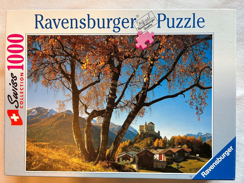 Puzzle Ravensburger 1000 Teile, Schloss Tarasp, Swiss Col. | Kaufen auf ...
