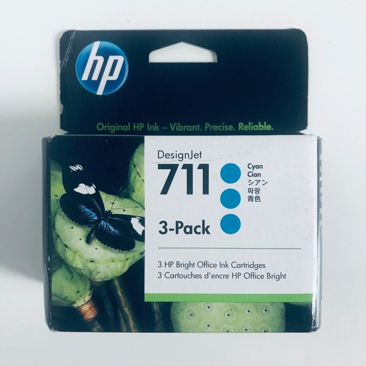 HP DesignJet T100/T120/T125/T130/T520/T530 Ink, 711 / CZ134A (Neu und ...