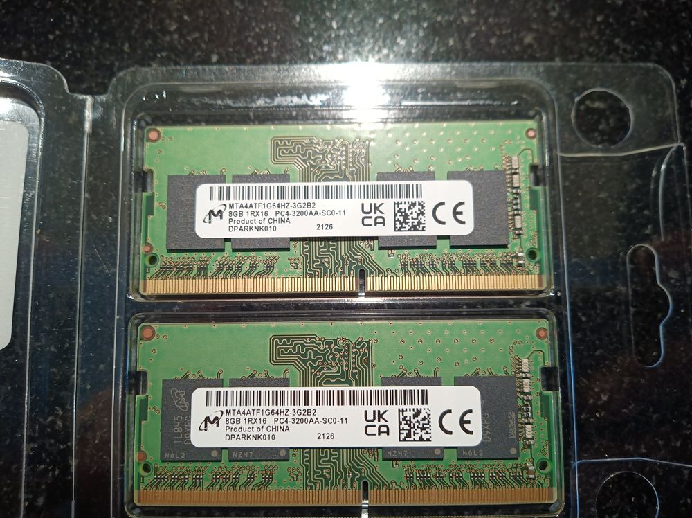 Laptop Memory 2 x 8GB, 3200 MHz, DDR4-RAM, SO-DIMM (Gebraucht) in ...