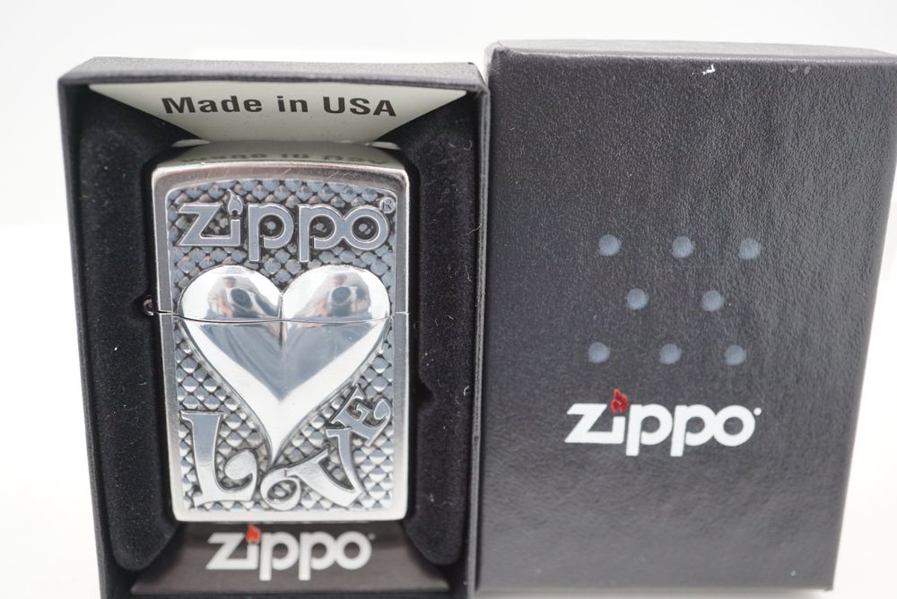 ZIPPO® LOVE HEART - HEAVY - 3D- 2016 - UNGEZUENDET | Kaufen auf Ricardo