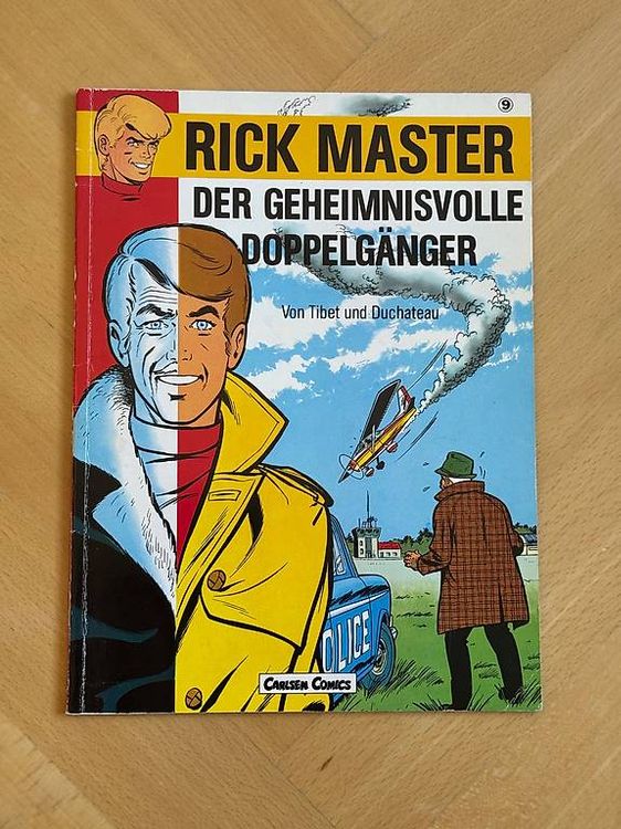 Rick Master Comic Buch mit original Skizze von Tibet, 1992. (Gebraucht ...