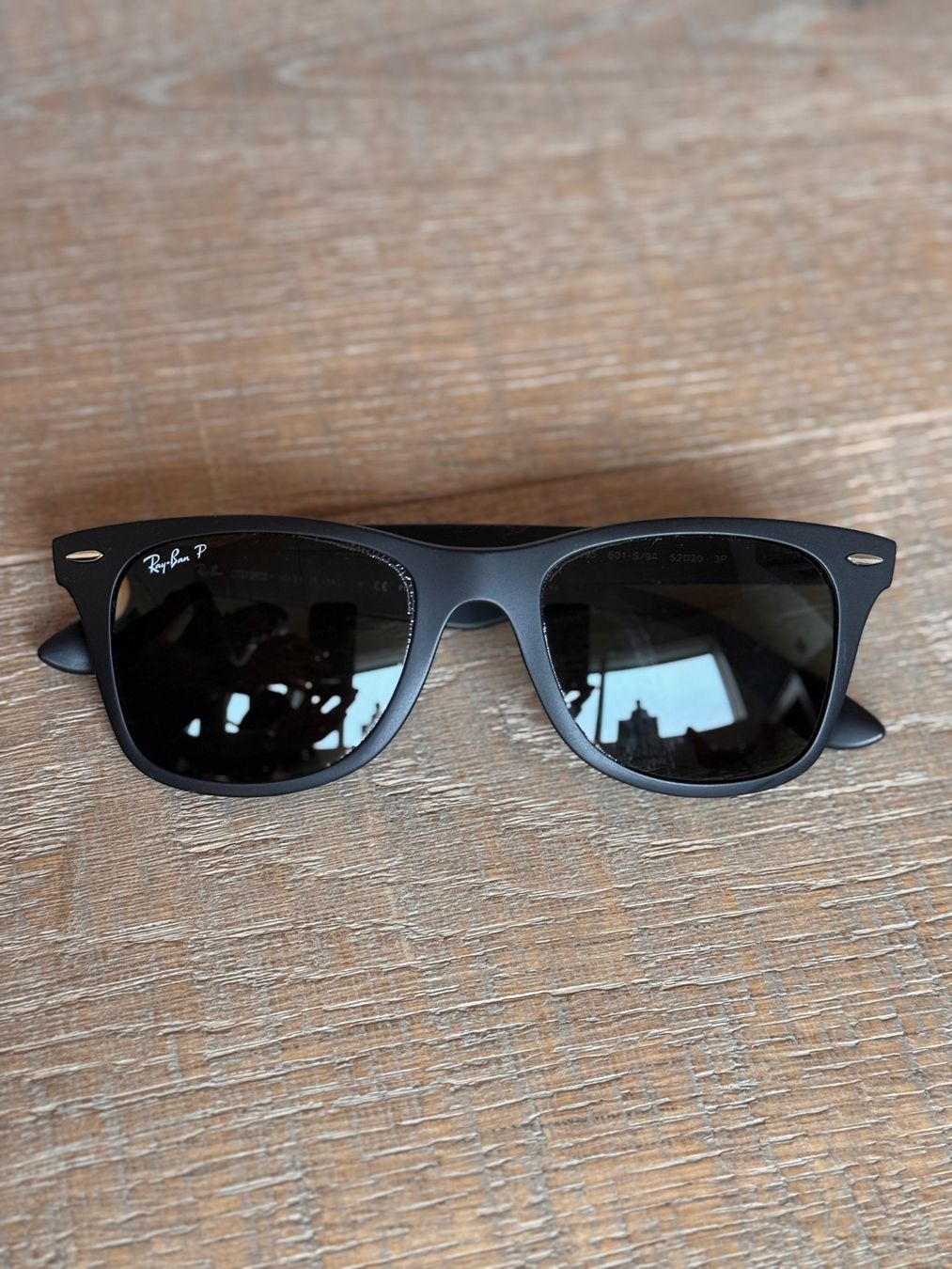 Ray-Ban Wayfarer RB4195 Liteforce Matt Schwarz Polarized (Gebraucht) in ...
