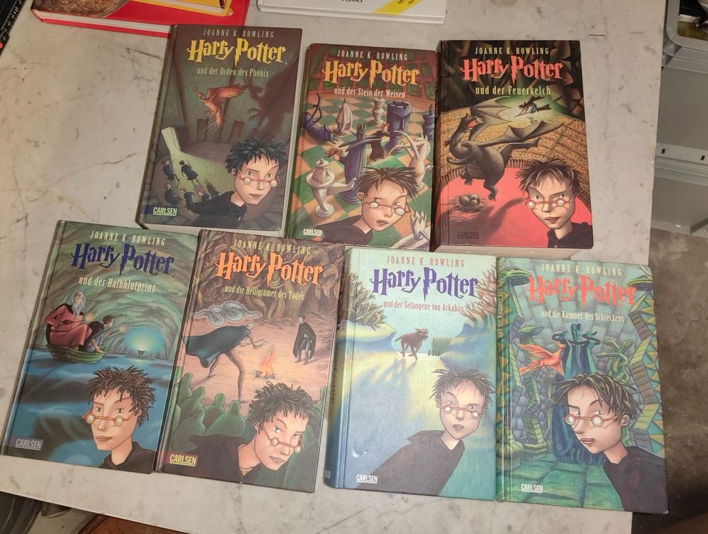 Harry Potter Band 1-7 komplett deutsch - Joanne K. Rowling | (Gebraucht ...