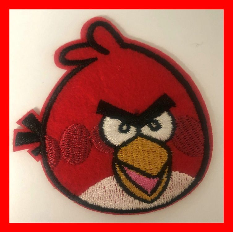 Angry Birds Aufnäher Patch Badge RED ROT (Neu und originalverpackt) in ...