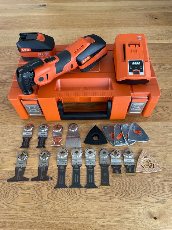Fein Multimaster 18V 6,0 Ah AMM 700 MAX mit Neuem Zubehör (Gebraucht ...