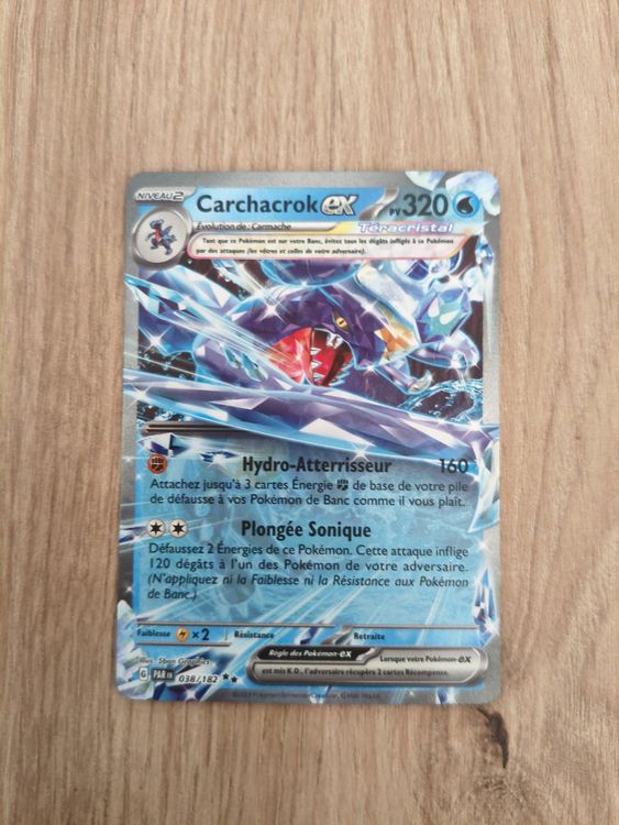 Pokémon: Carchacrok Ex FR dès 1.- (Gebraucht) in Palézieux-Village für ...