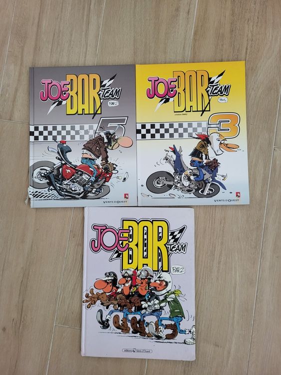 3 albums BD des aventures du Joe Bar Team. (Gebraucht) in Courroux für ...