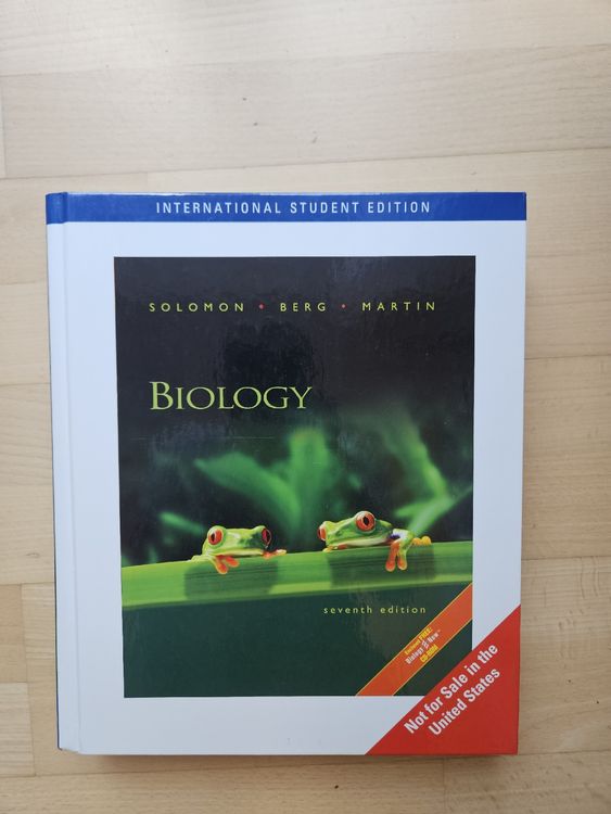 Biology Solomon, Berg, Martin. Siebte Ausgabe! Top! (Neu (gemäss ...