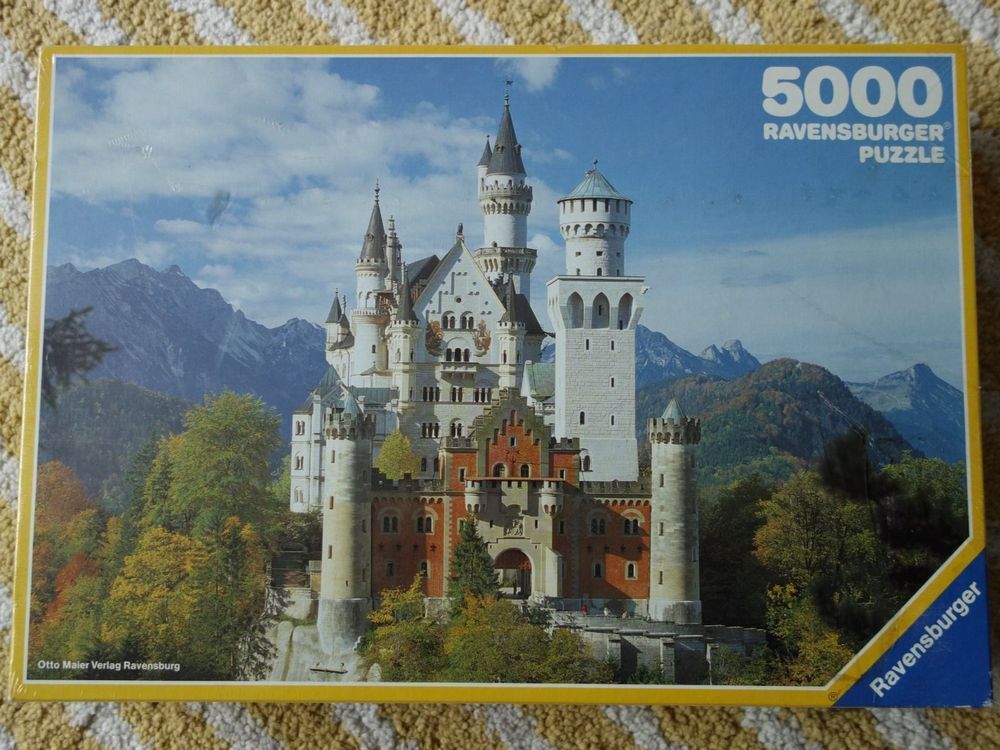 Ravensburger Schloss Neuschwanstein 5000 Puzzle, 1987, NEU (Neu (gemäss Beschreibung)) in Wil SG ...