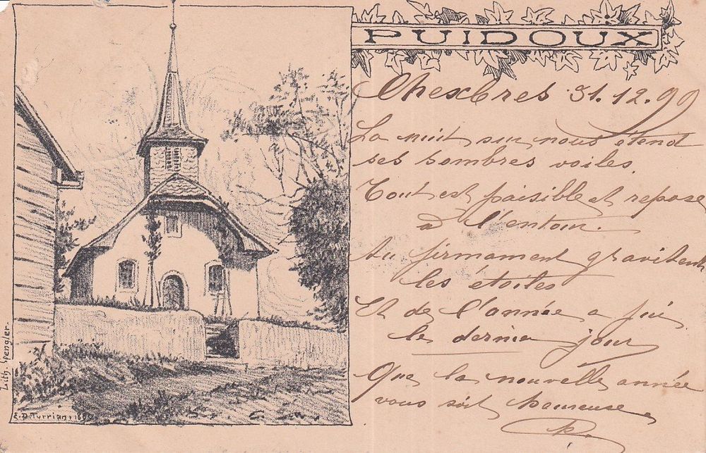 Puidoux VD en 1899 (Gebraucht) in Niedergesteln für CHF 5.7 – mit ...