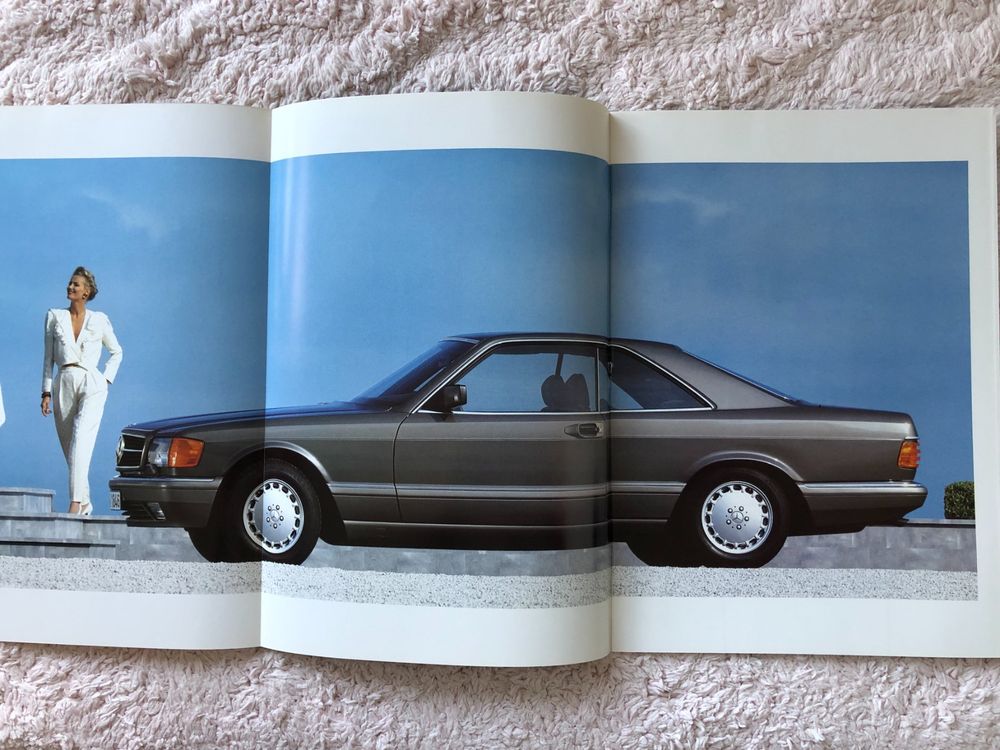 Prospekt Mercedes S-Klasse Coupe C126; 420,500 &560 SEC, '88 (Neu ...