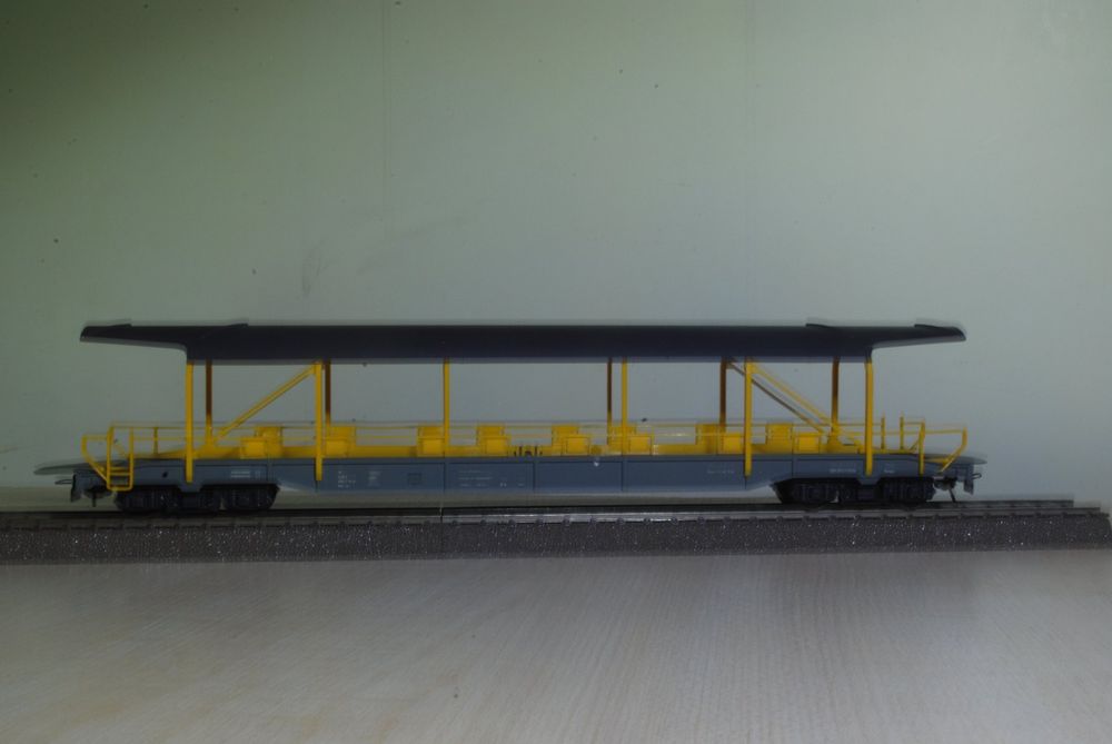HAG No. 376 2 x BLS Autozug- Wagen Gedeckter Verlade- Wagen (Gebraucht ...