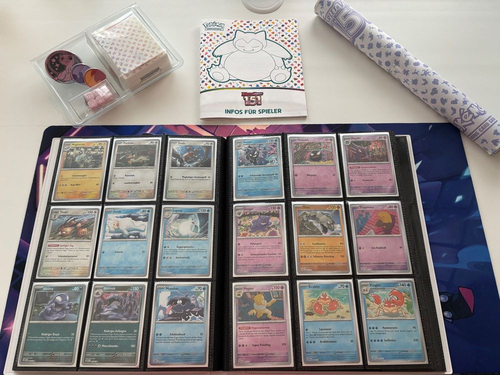 Komplettes POKEMON 151 Master „Base Set“ in DE + Promos (Neu (gemäss ...