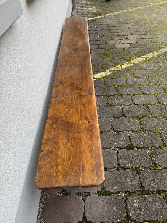 Wunderschne Alte Holzbank Zu Verschenken Bild