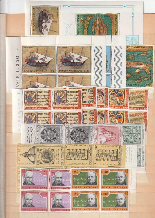 63/VATIKAN 1972 SERIEN + BLOCK KOMPL.** (Neu (gemäss Beschreibung)) in Hirschthal für CHF 1 ...