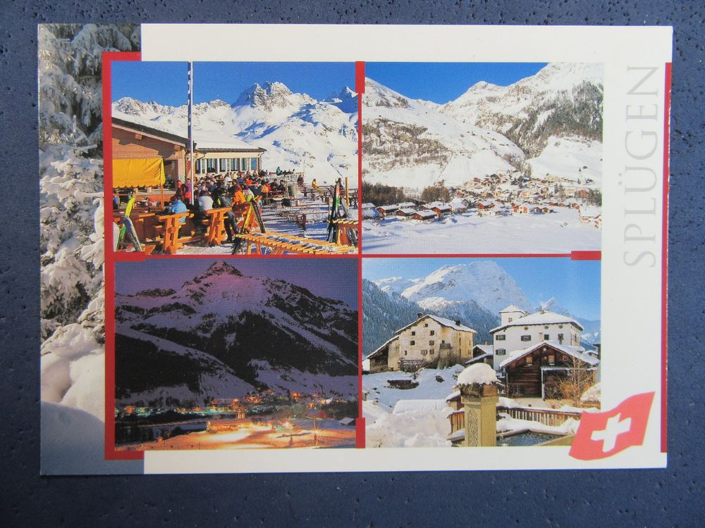 AK SPLÜGEN IM RHEINWALD GR SKI BERGRESTAURANT (Gebraucht) in Ettingen ...